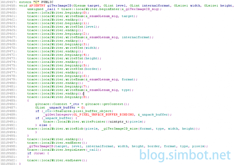 apitrace原理分析及改进 – simba